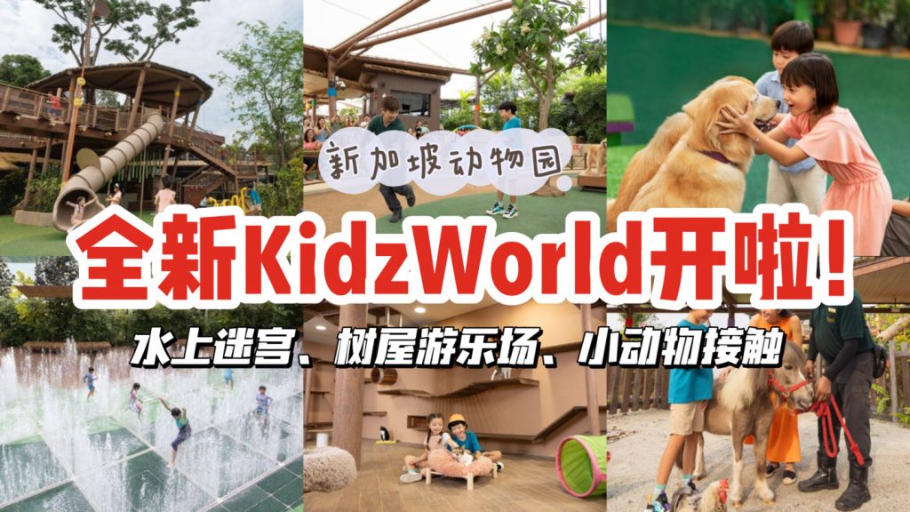 全新KidzWorld在新加坡动物园开幕啦！水上迷宫、树屋游乐场、跟小动物互动探险，遛娃新去处！ - 🇸🇬新加坡省钱皇后-皇后情报局