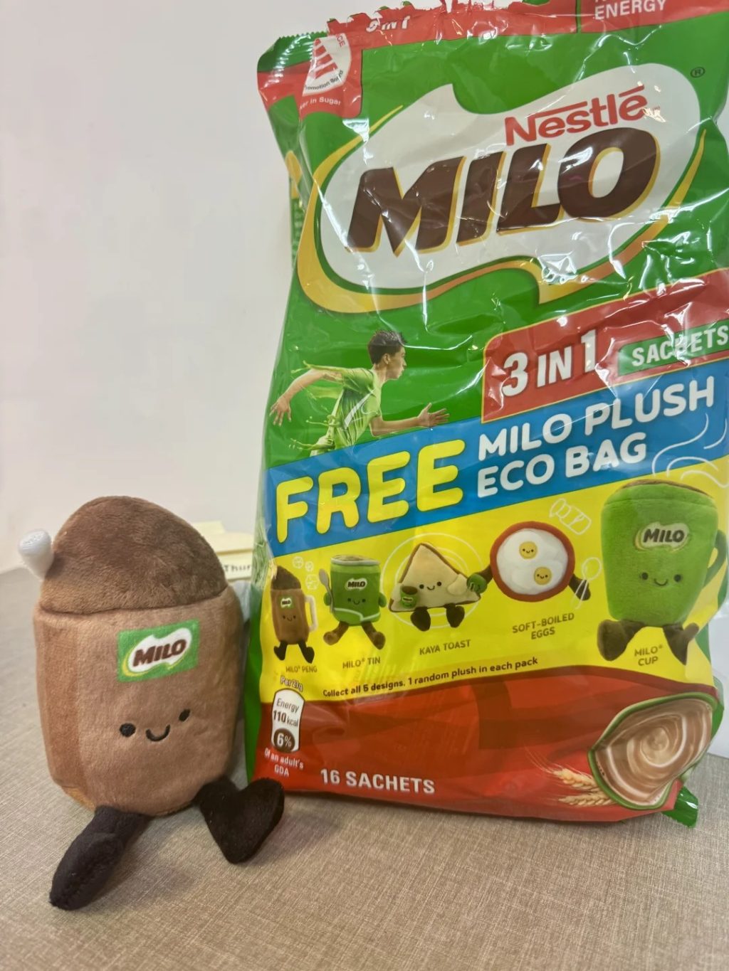 Milo最新周边提早卖🤩巨可爱的两用旅行袋+娃娃环保袋，酷似Jellycat毛绒绒手感！ - 🇸🇬新加坡省钱皇后-皇后情报局